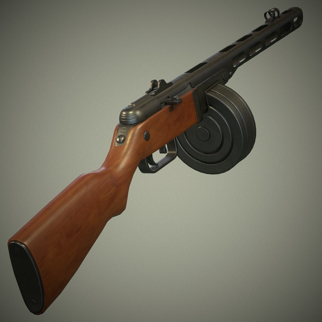 Ppsh 41 Soviet 3D Model - TurboSquid 1404793