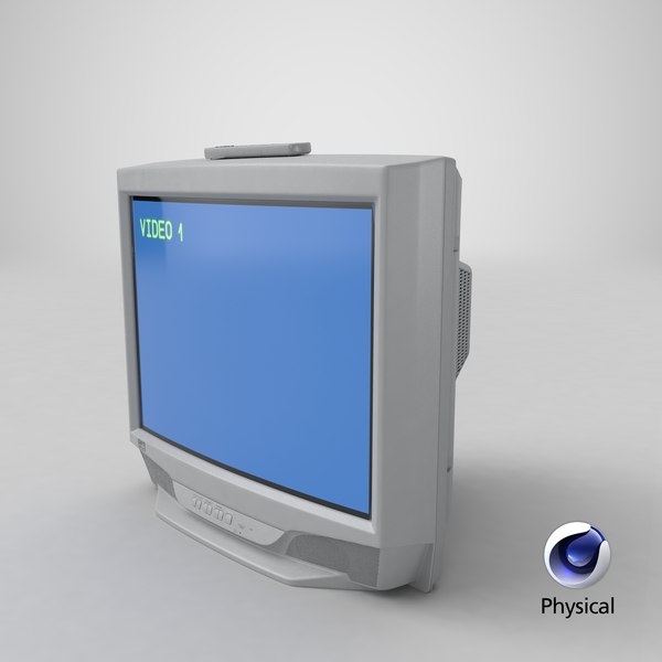 Vintage 00s crt tv 3D model - TurboSquid 1614352