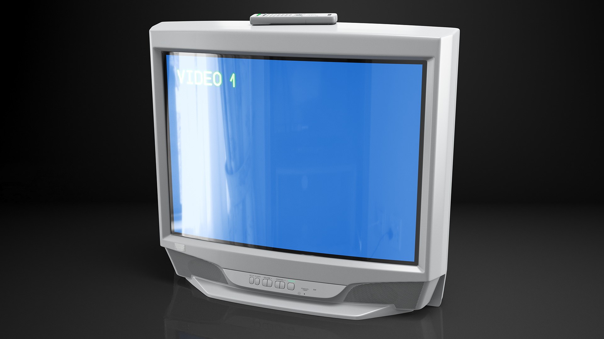 Vintage 00s crt tv 3D model - TurboSquid 1614352