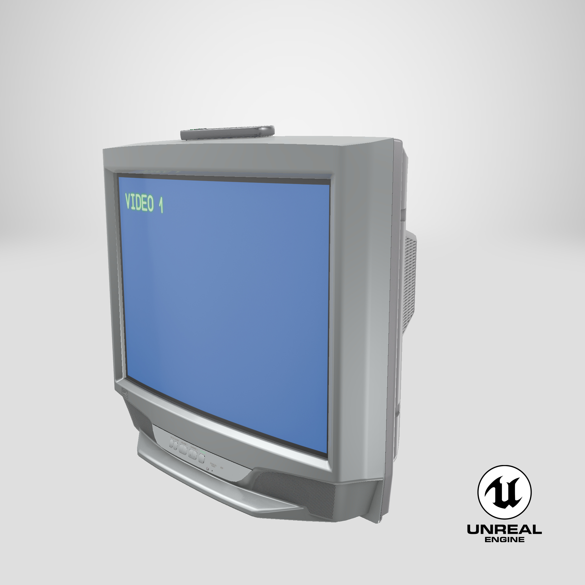 Vintage 00s crt tv 3D model - TurboSquid 1614352