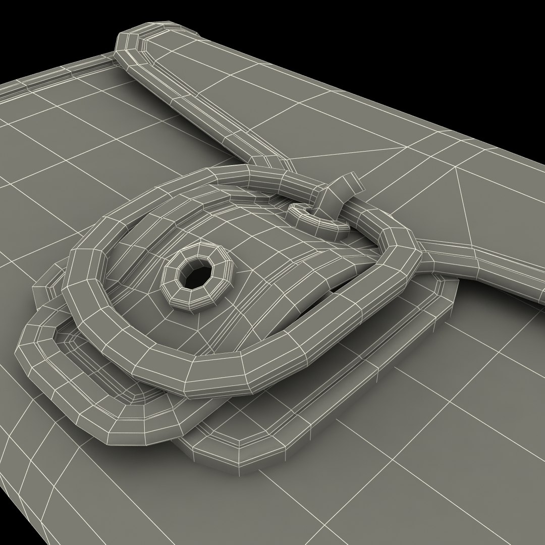 coach wallet 3d model