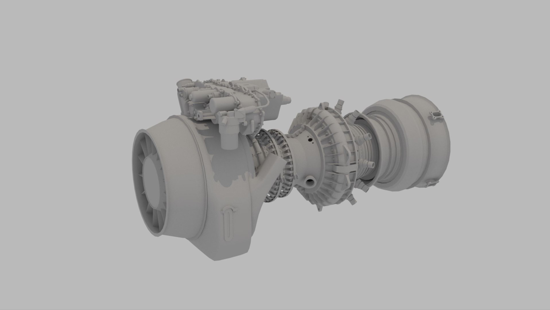 Ct7 Jet Engine Model - TurboSquid 1320964