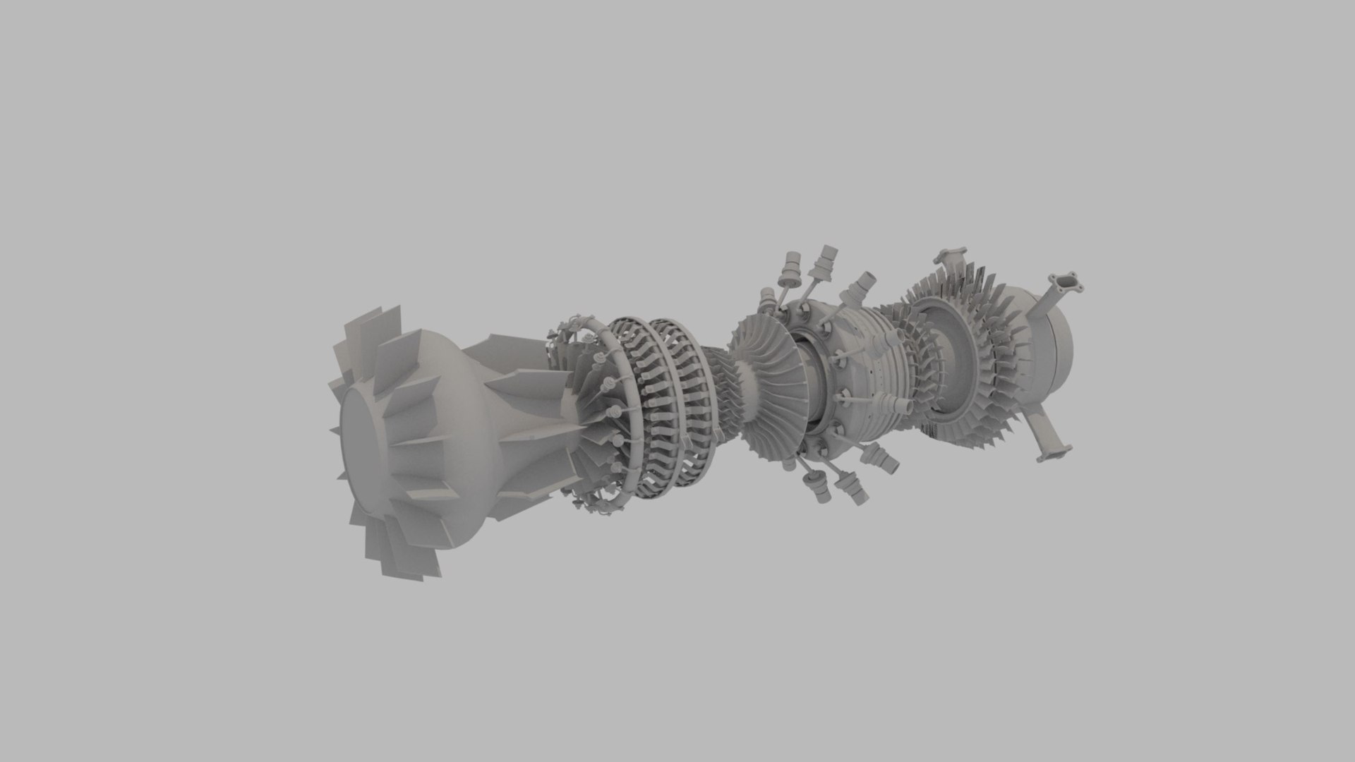 Ct7 Jet Engine Model - TurboSquid 1320964