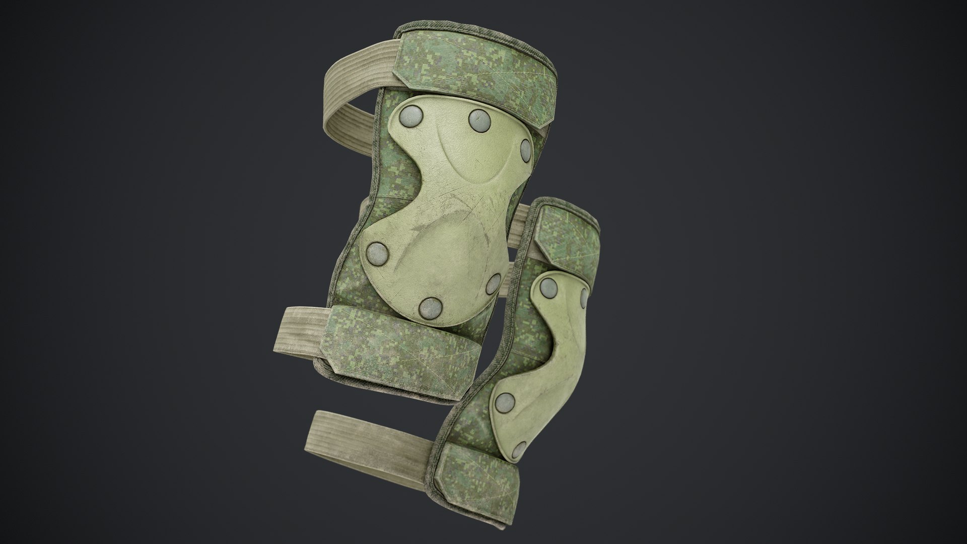 3D Model Knee And Elbow Pads - TurboSquid 2237949