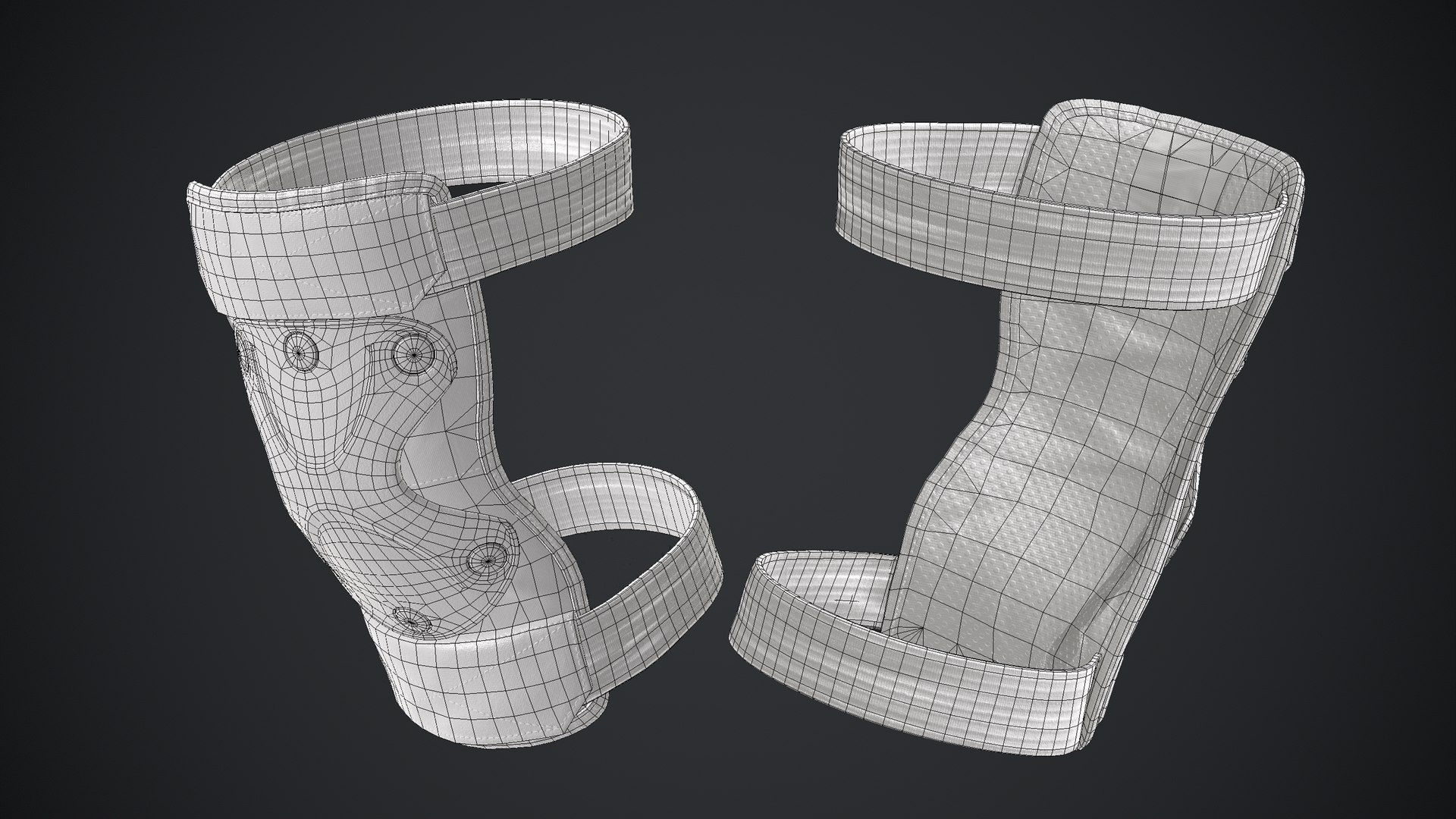 3D Model Knee And Elbow Pads - TurboSquid 2237949
