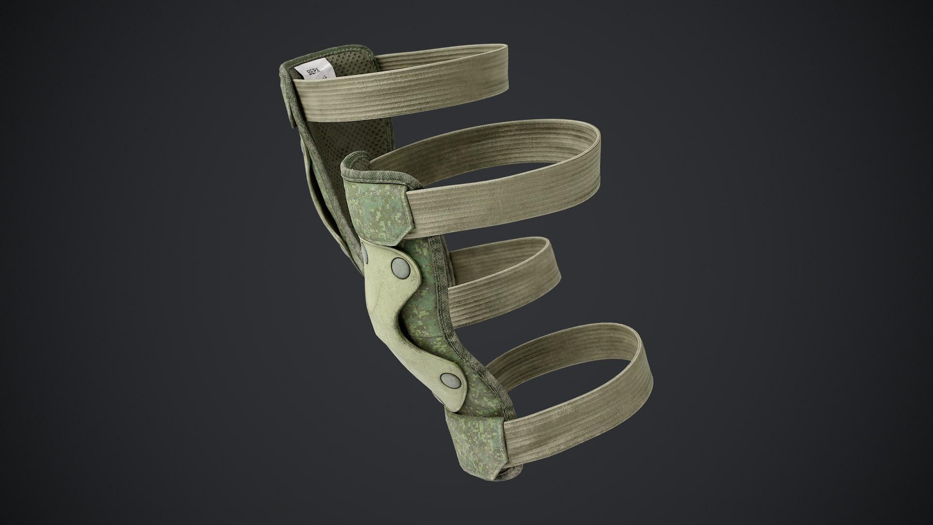 3D Model Knee And Elbow Pads - TurboSquid 2237949