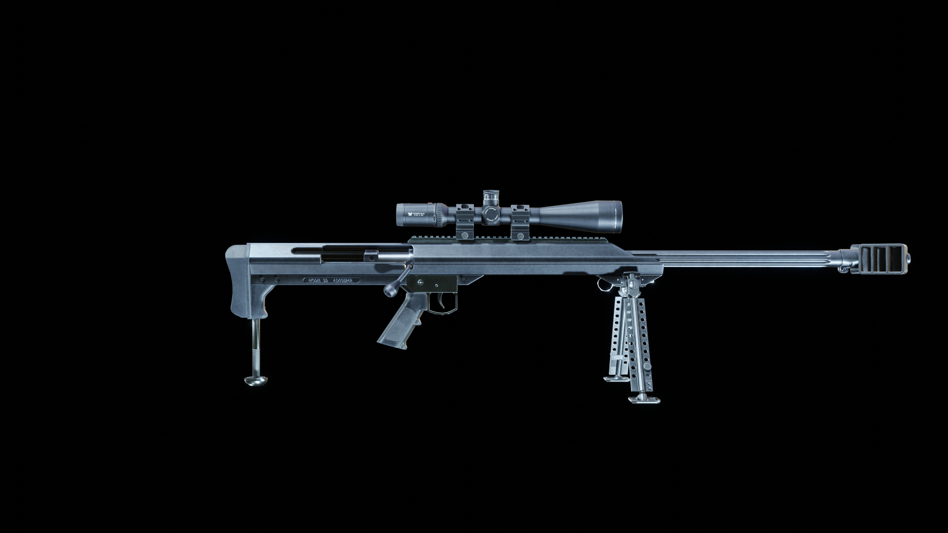 Barrett M99 com Vortex Viper Scope Modelo 3D - TurboSquid 1813638