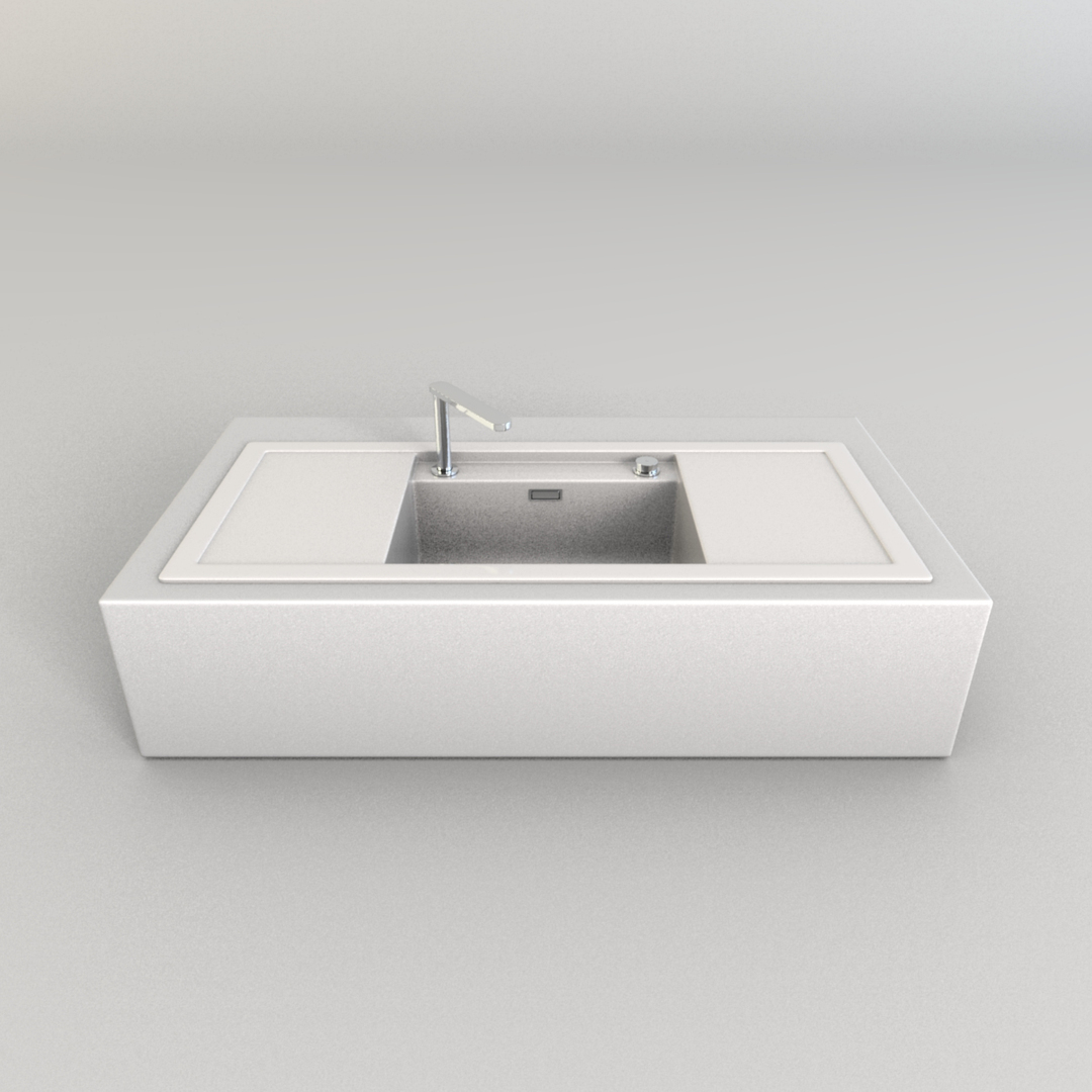 3d Model Kitchen Sink