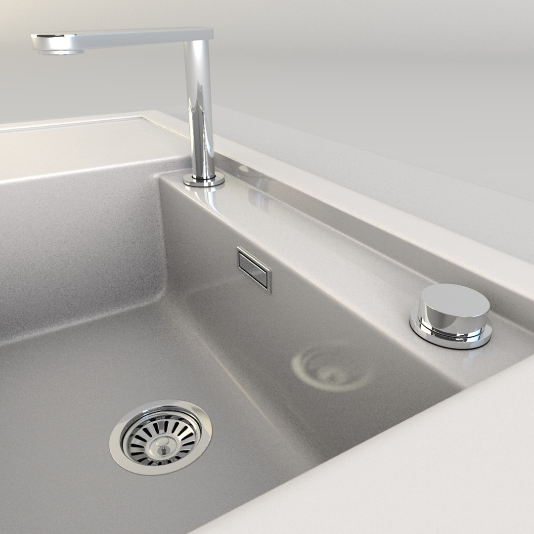 3d Model Kitchen Sink