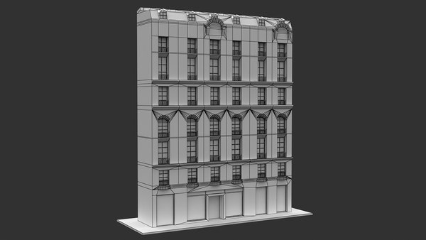 3D Paris Building model - TurboSquid 1762409