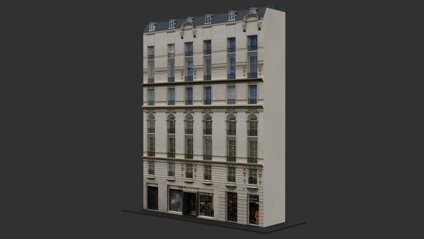 3D Paris Building model - TurboSquid 1762409