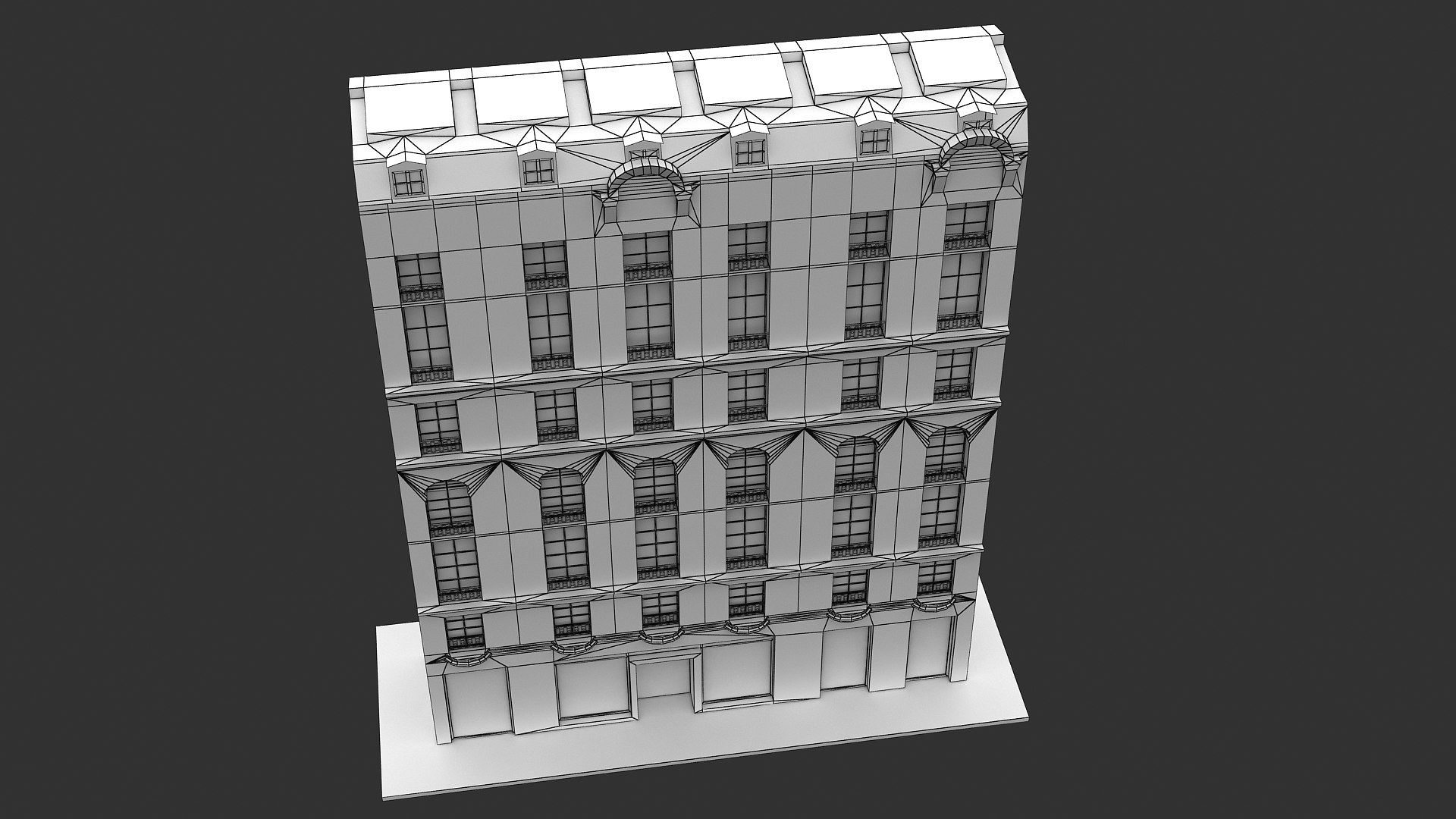 3D Paris Building Model - TurboSquid 1762409