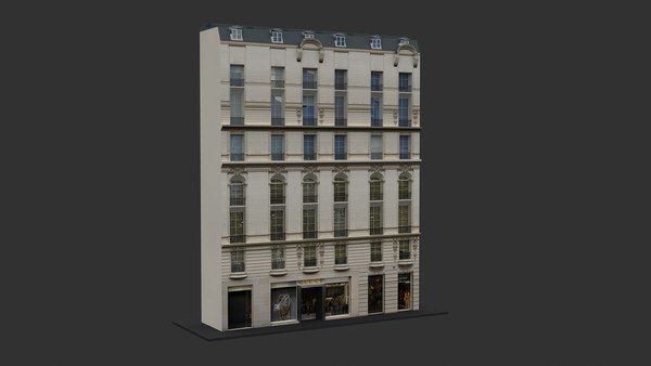3D Paris Building model - TurboSquid 1762409