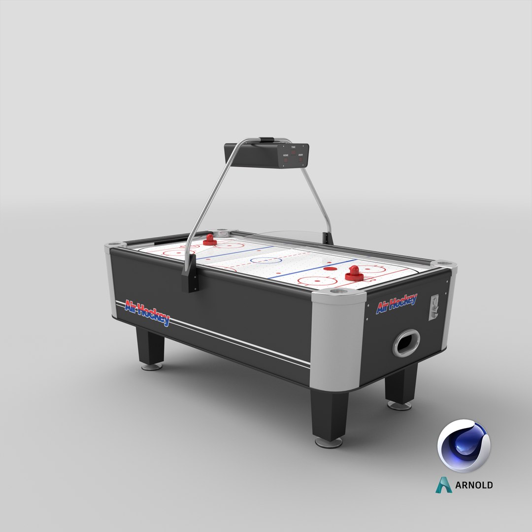 Air Hockey Table 02 3D Model - TurboSquid 2132966