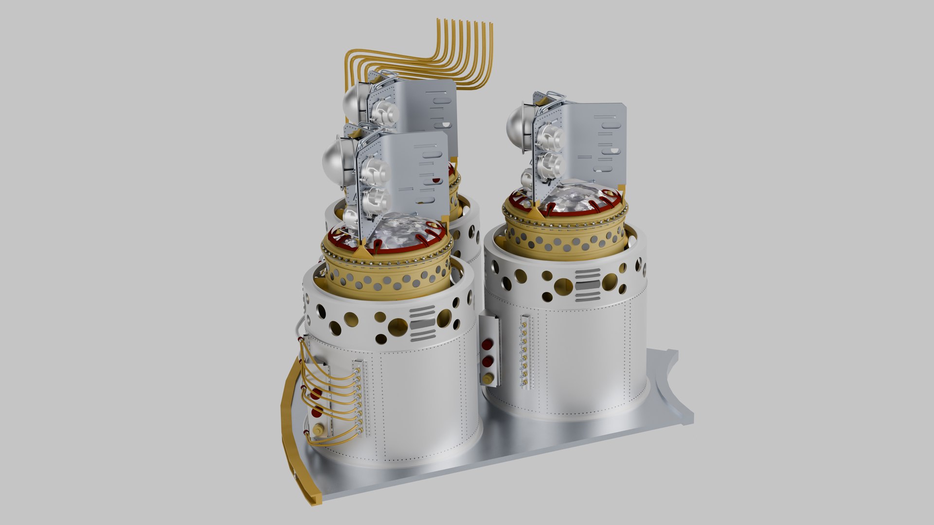 Apollo Spacecraft Fuel Cells 3D Model - TurboSquid 2384792