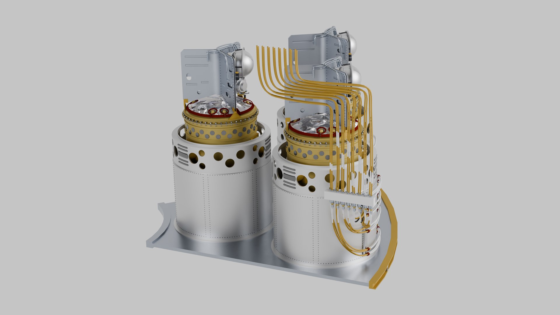 Apollo Spacecraft Fuel Cells 3D Model - TurboSquid 2384792
