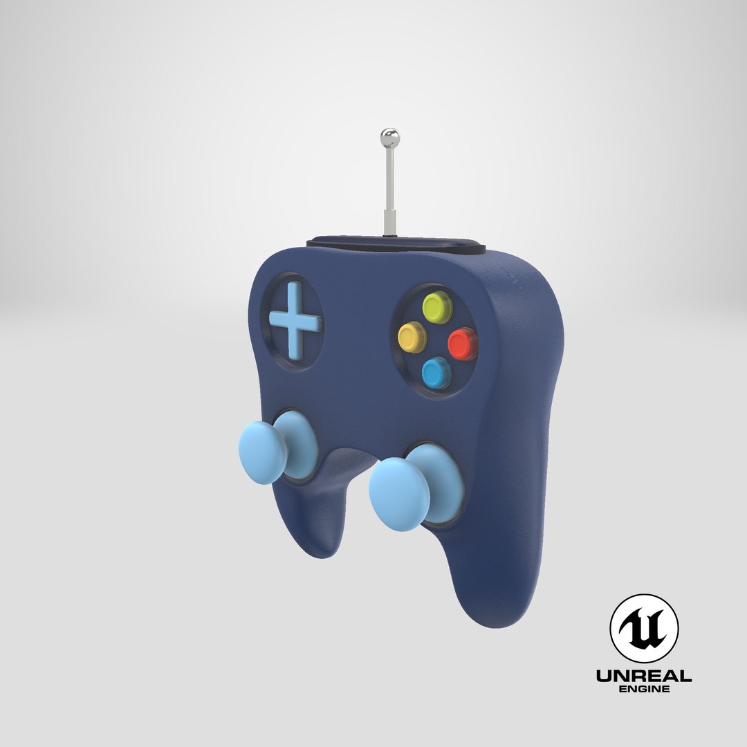 Gaming Controller Cartoon Style 3D model - TurboSquid 2101235