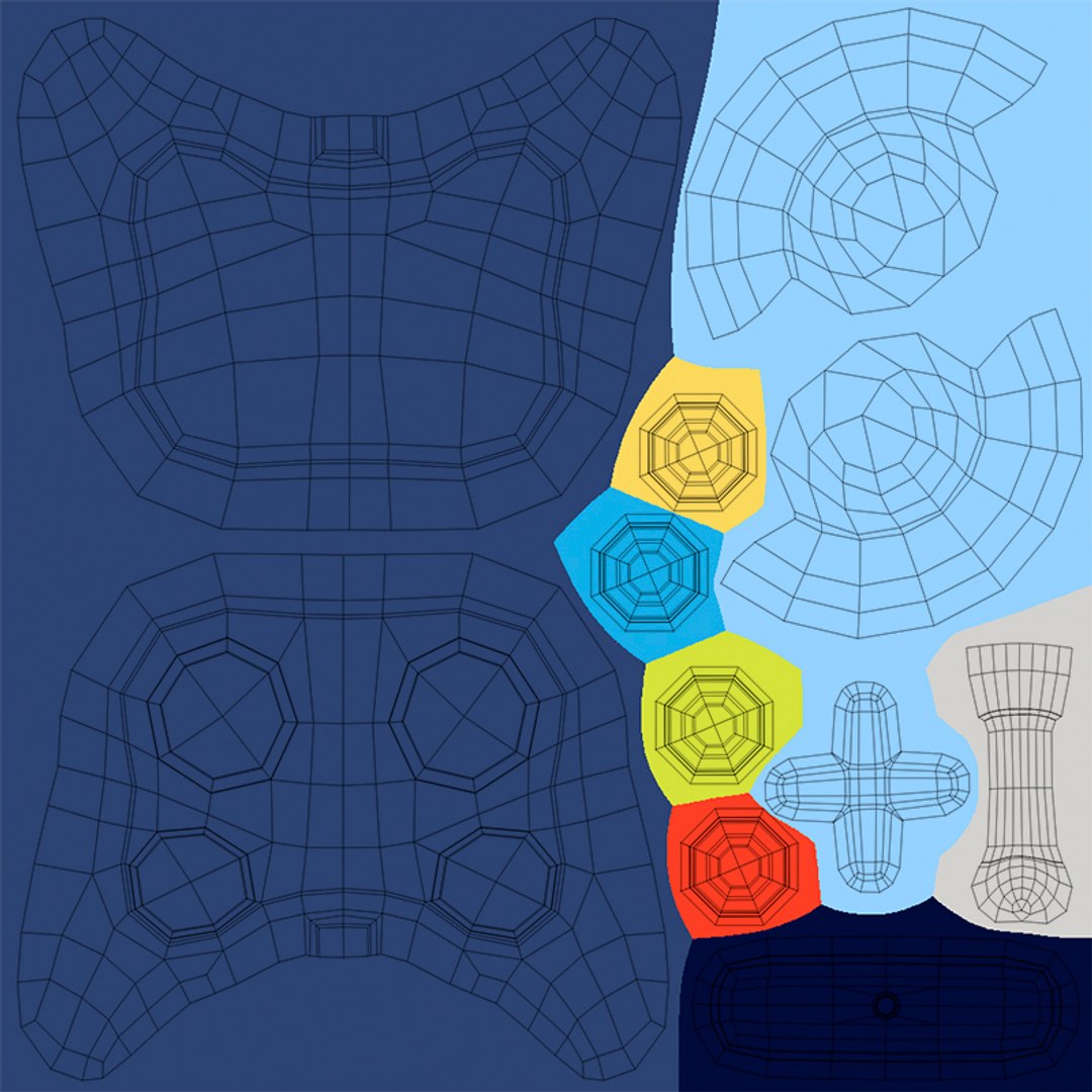 Gaming Controller Cartoon Style 3D model - TurboSquid 2101235