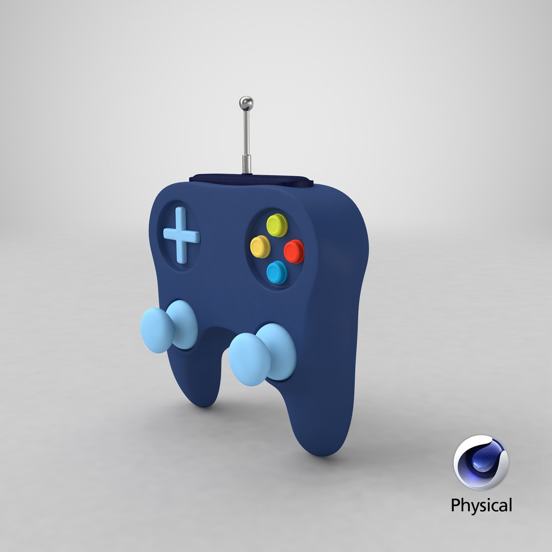 Gaming Controller Cartoon Style 3D model - TurboSquid 2101235