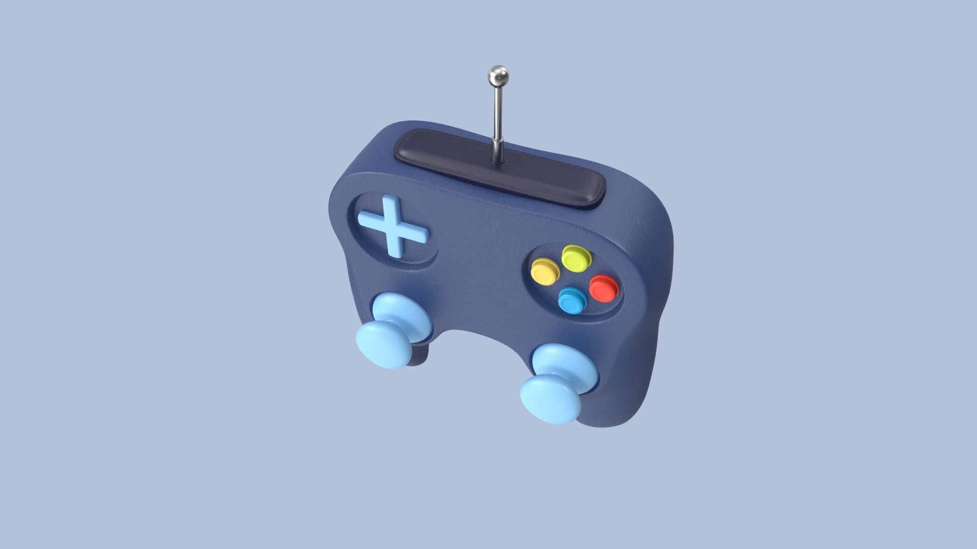 Gaming Controller Cartoon Style 3D model - TurboSquid 2101235