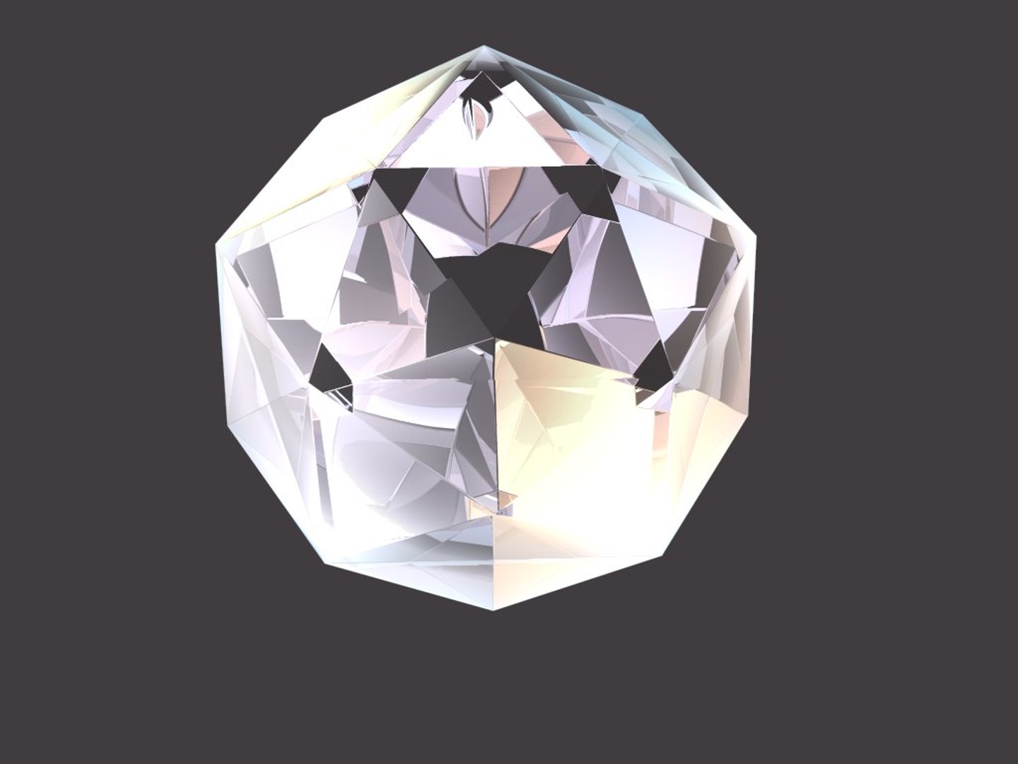 3d diamant model