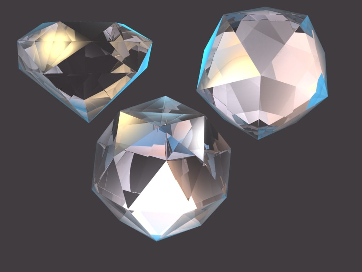 3d diamant model
