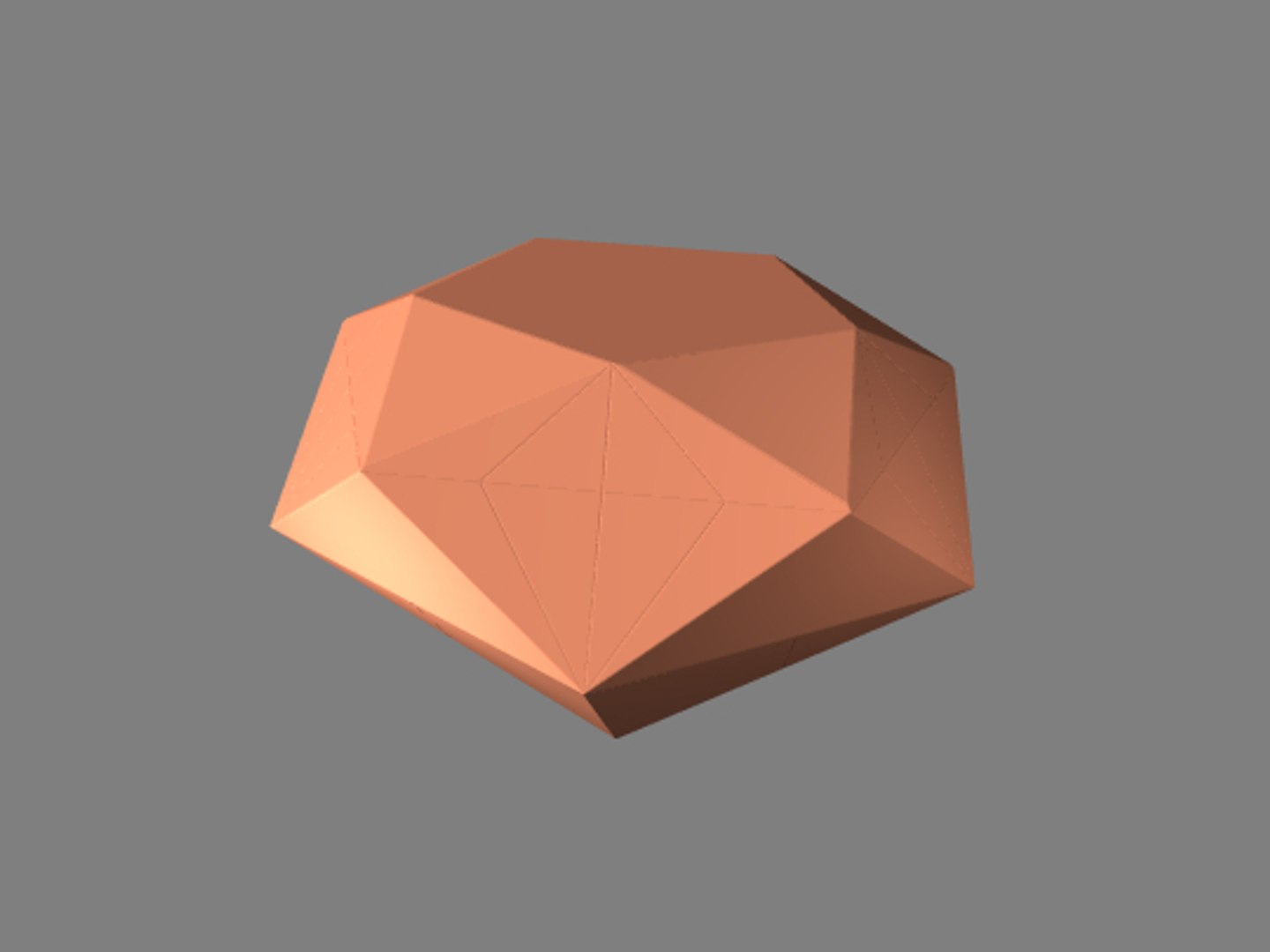 3d diamant model