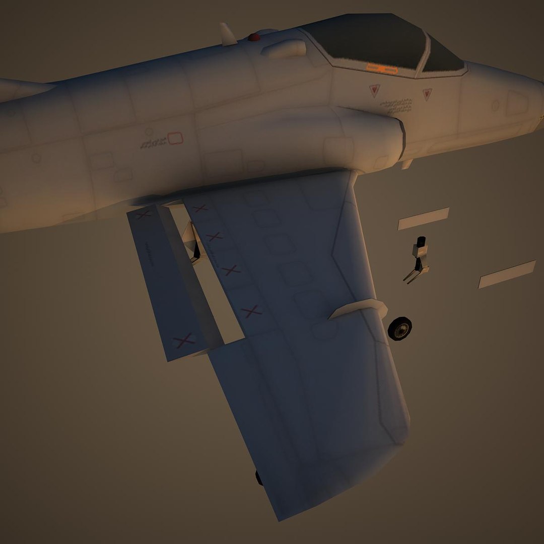 3d Model Hawk 200 Military Mil