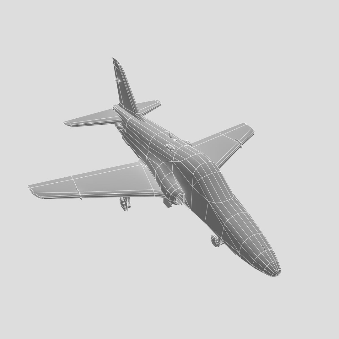 3d Model Hawk 200 Military Mil