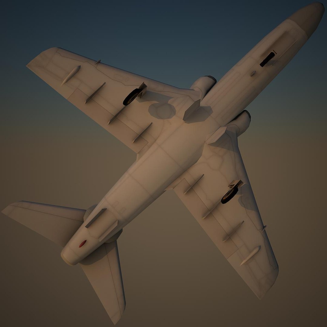 3d Model Hawk 200 Military Mil