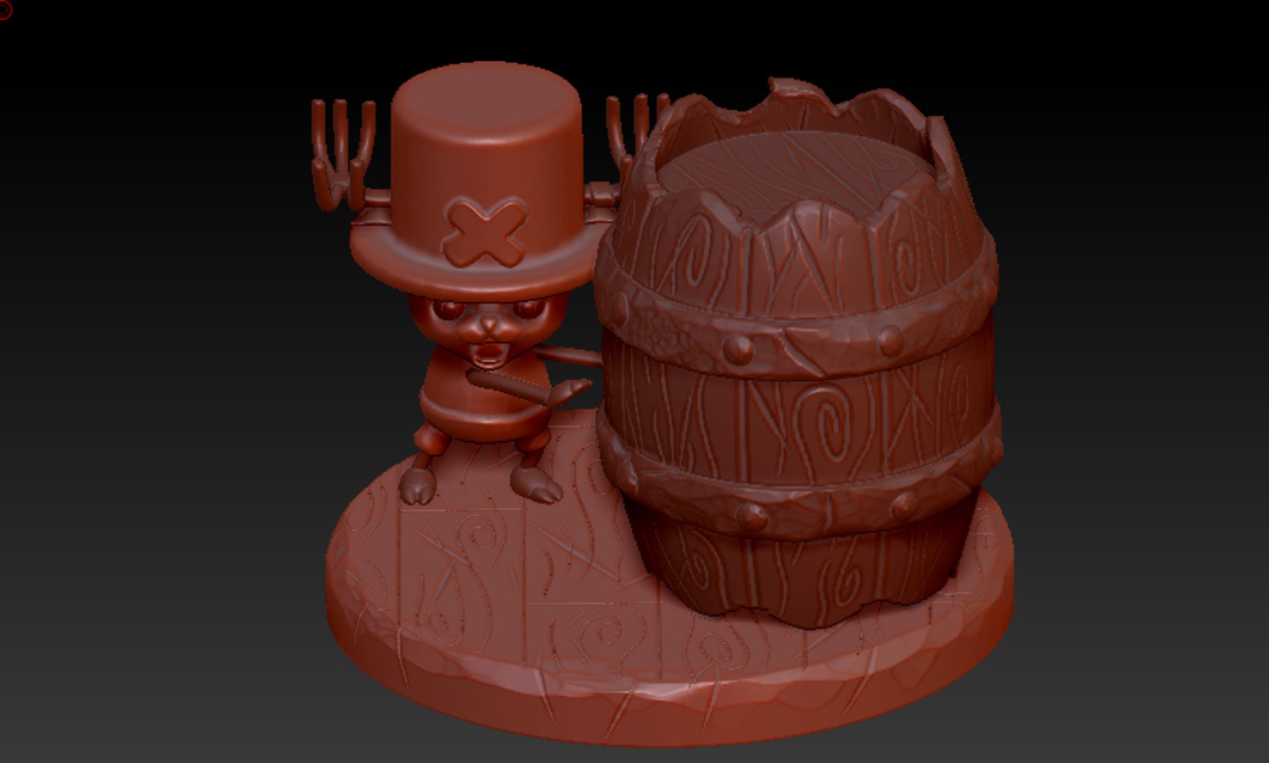 Tonny Tonny Chopper Sculpture Model - TurboSquid 2360328