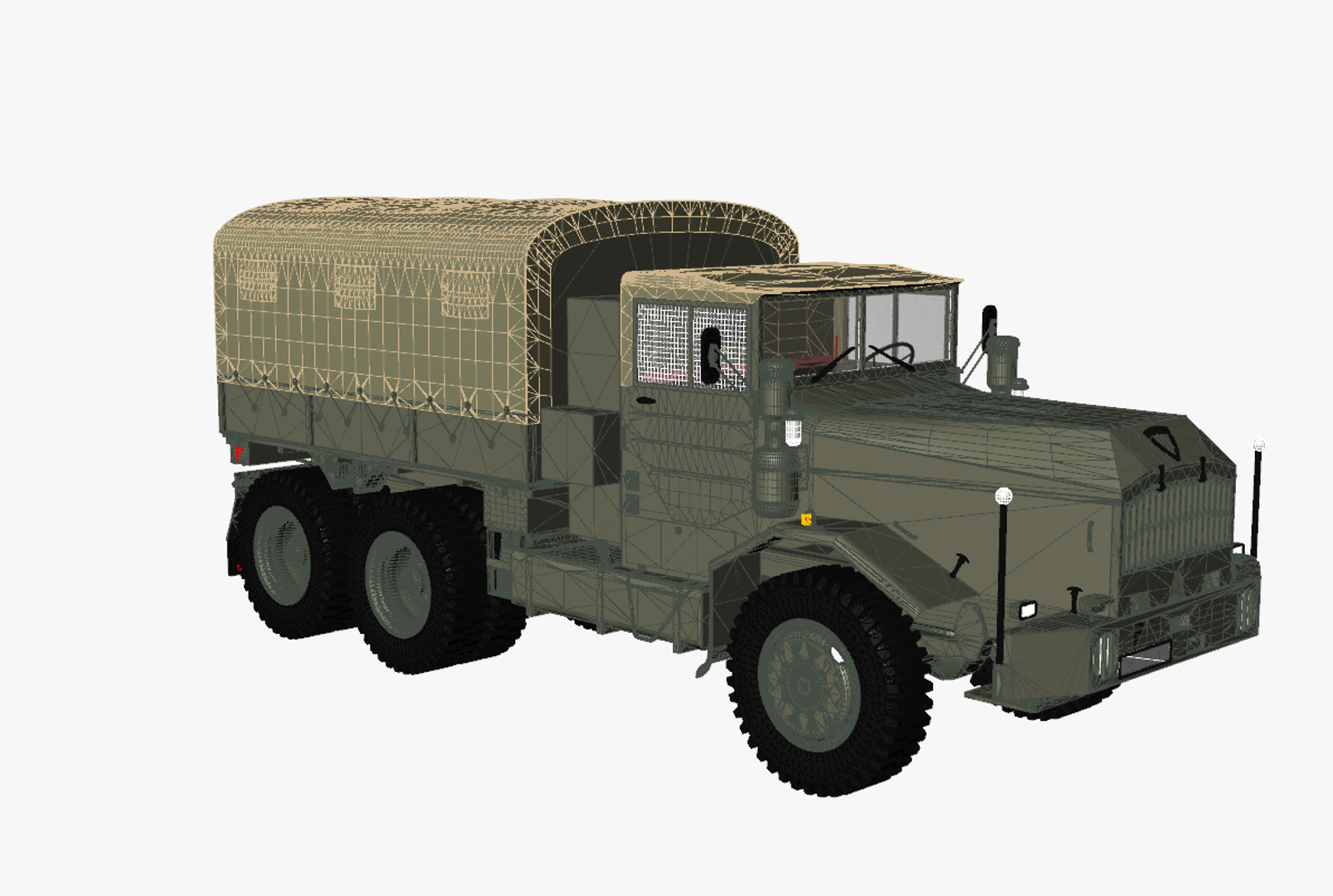 3d faun l908 6x6 1958