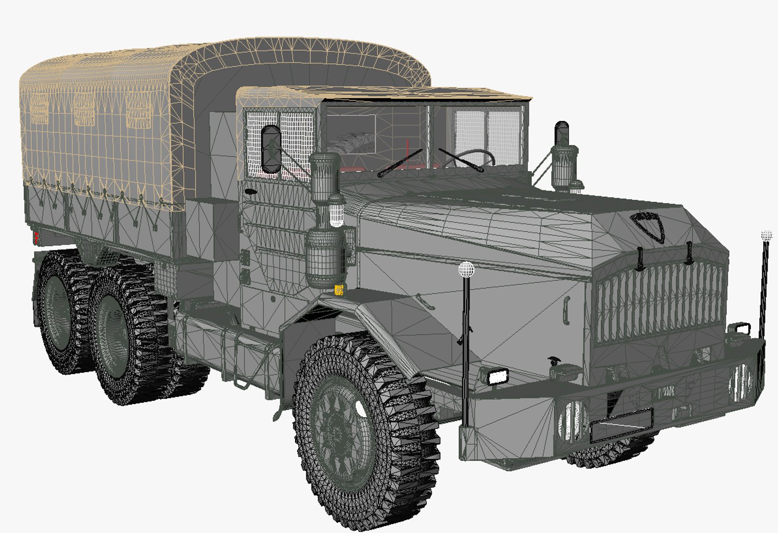 3d faun l908 6x6 1958