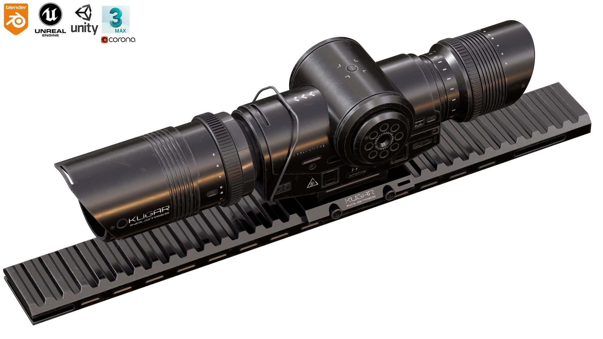 Optical Sight 3D - TurboSquid 2042368