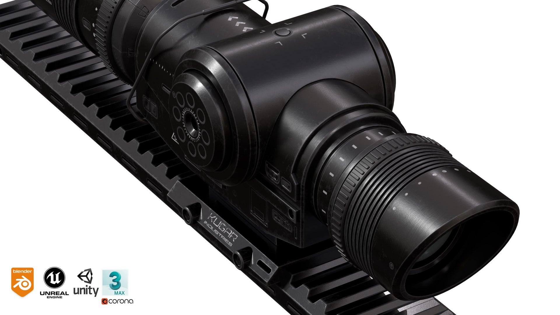 Optical Sight 3D - TurboSquid 2042368