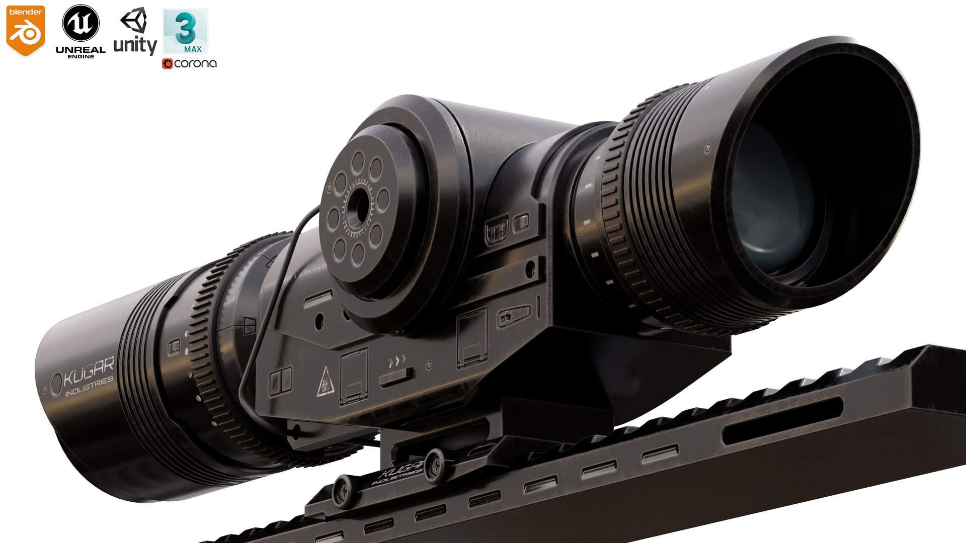 Optical Sight 3D - TurboSquid 2042368