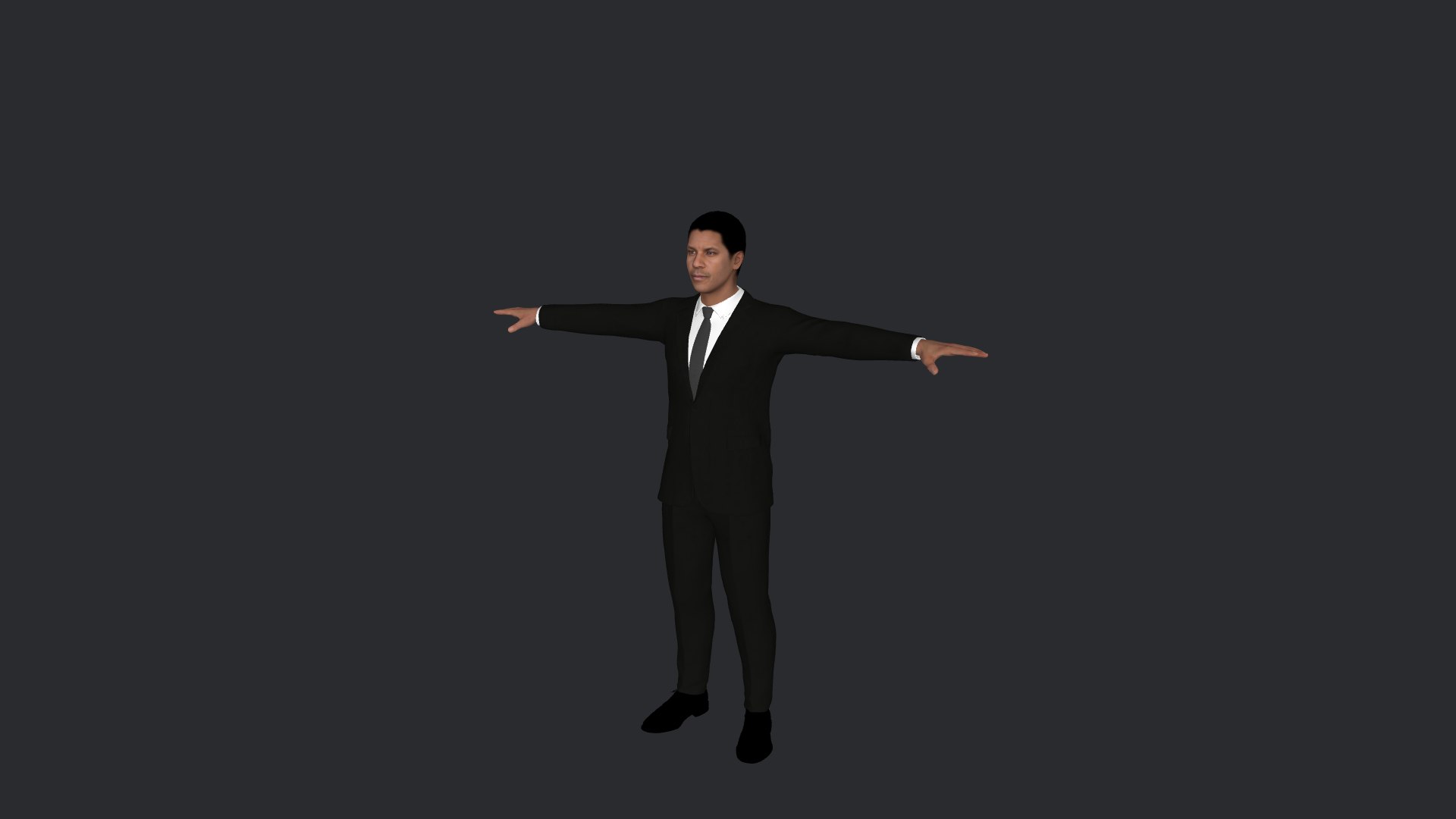 Denzel Washington Hyper Realistic Full Body Fully Rigged 3D Character ...