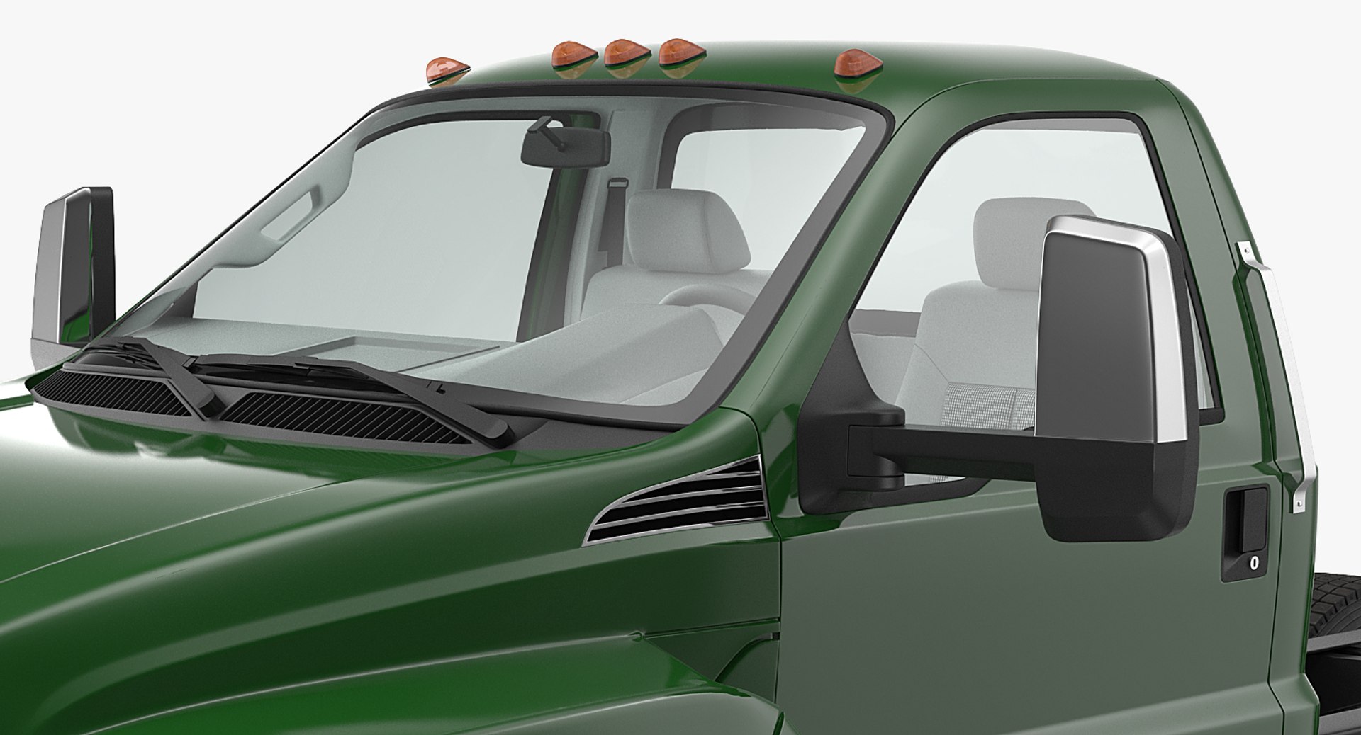 Crew cab chassis truck 3D model - TurboSquid 1356435