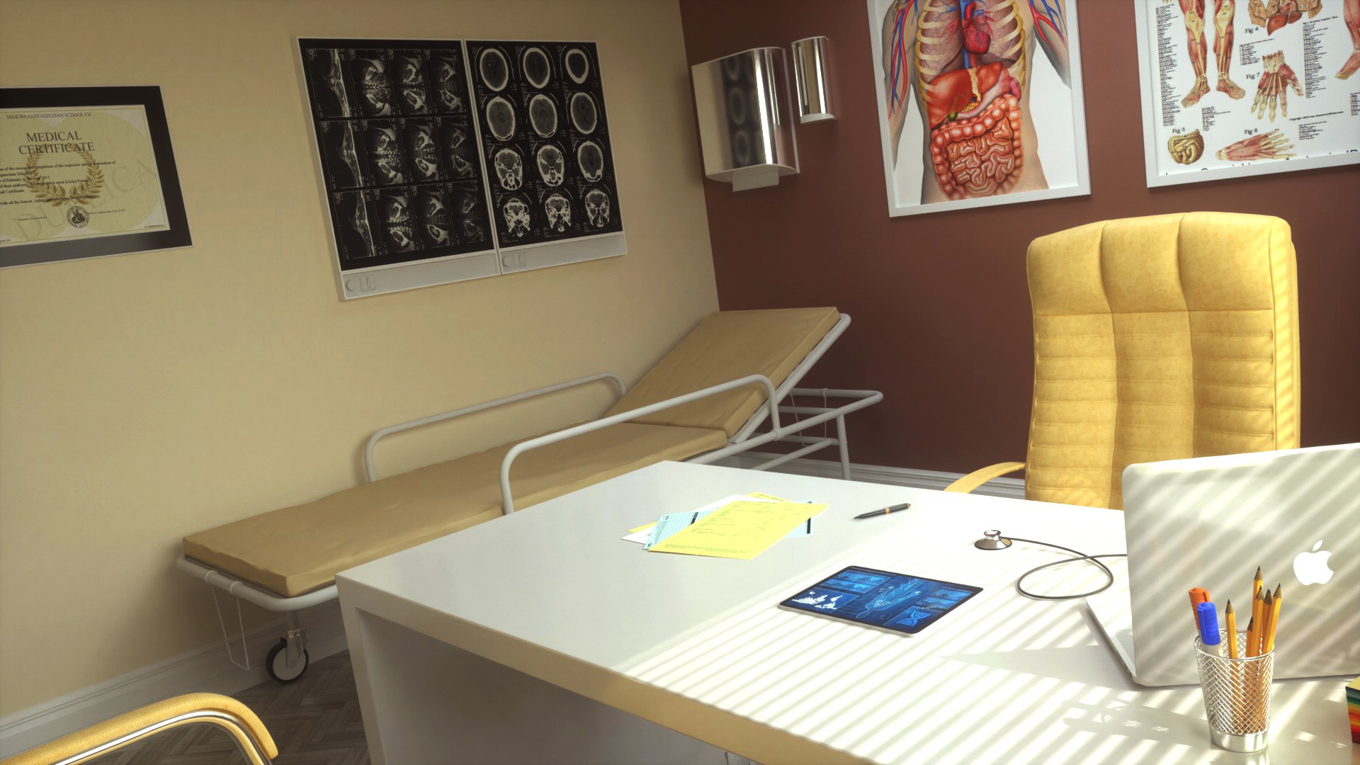 Doctor Office Pbr Octane 3D - TurboSquid 1602100