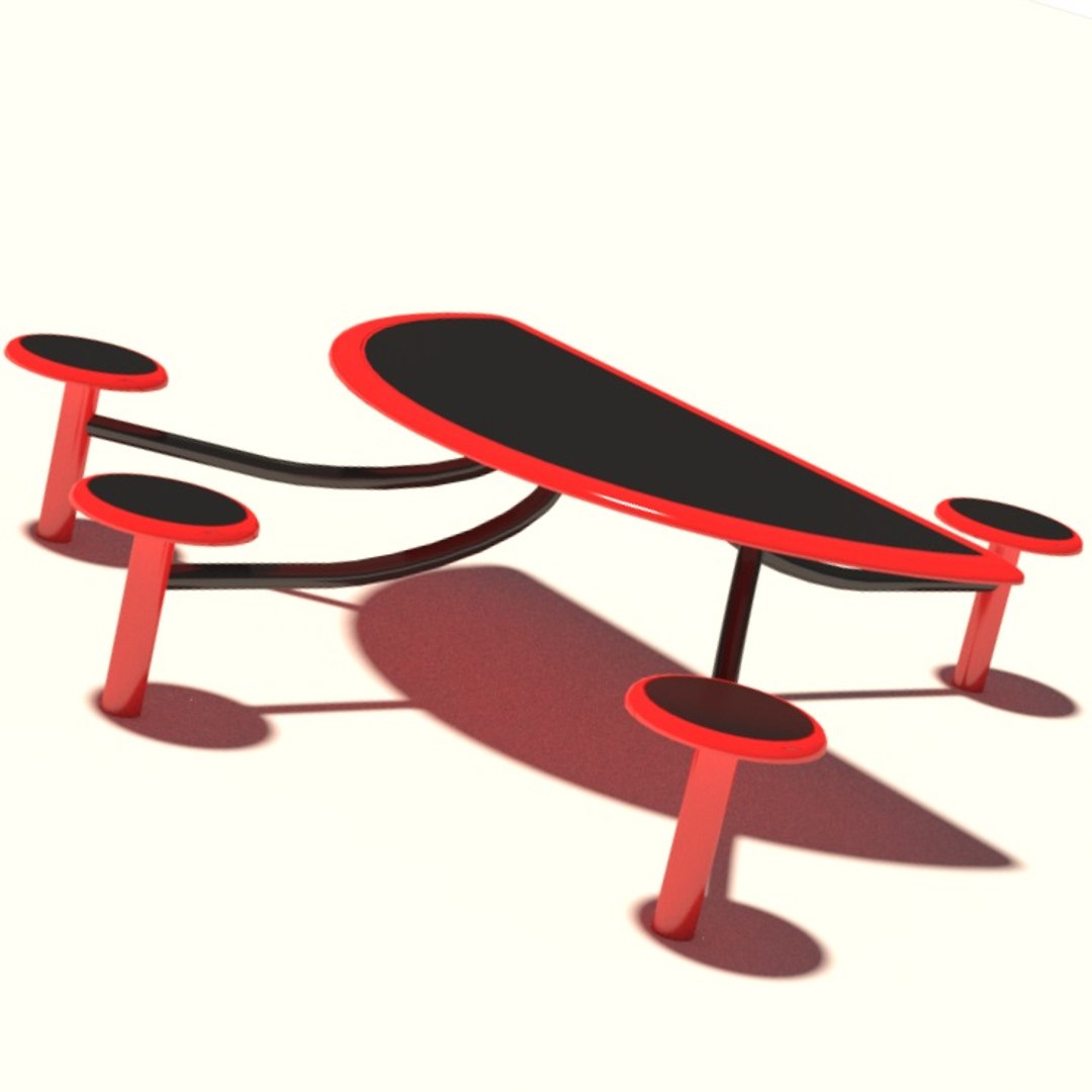 Table Prison 3D - TurboSquid 1559497