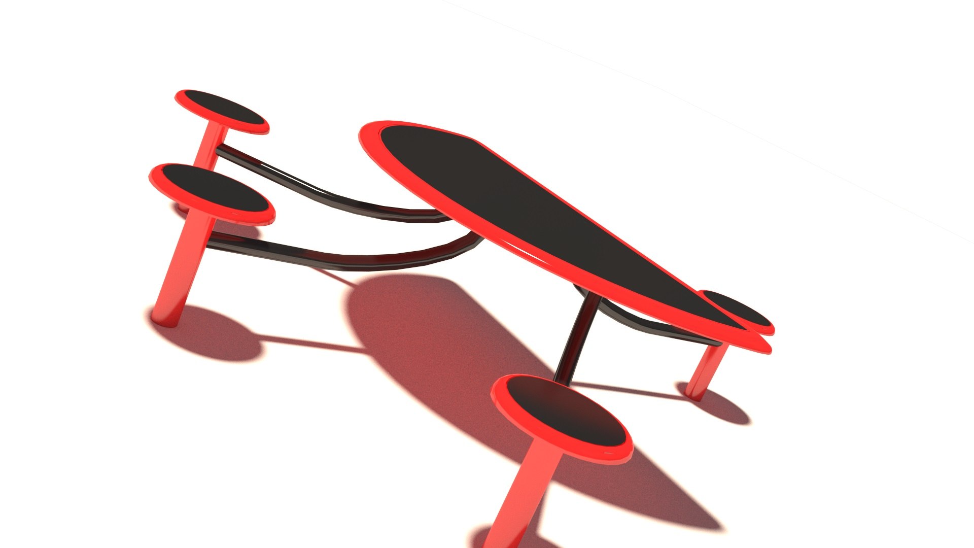 Table Prison 3D - TurboSquid 1559497