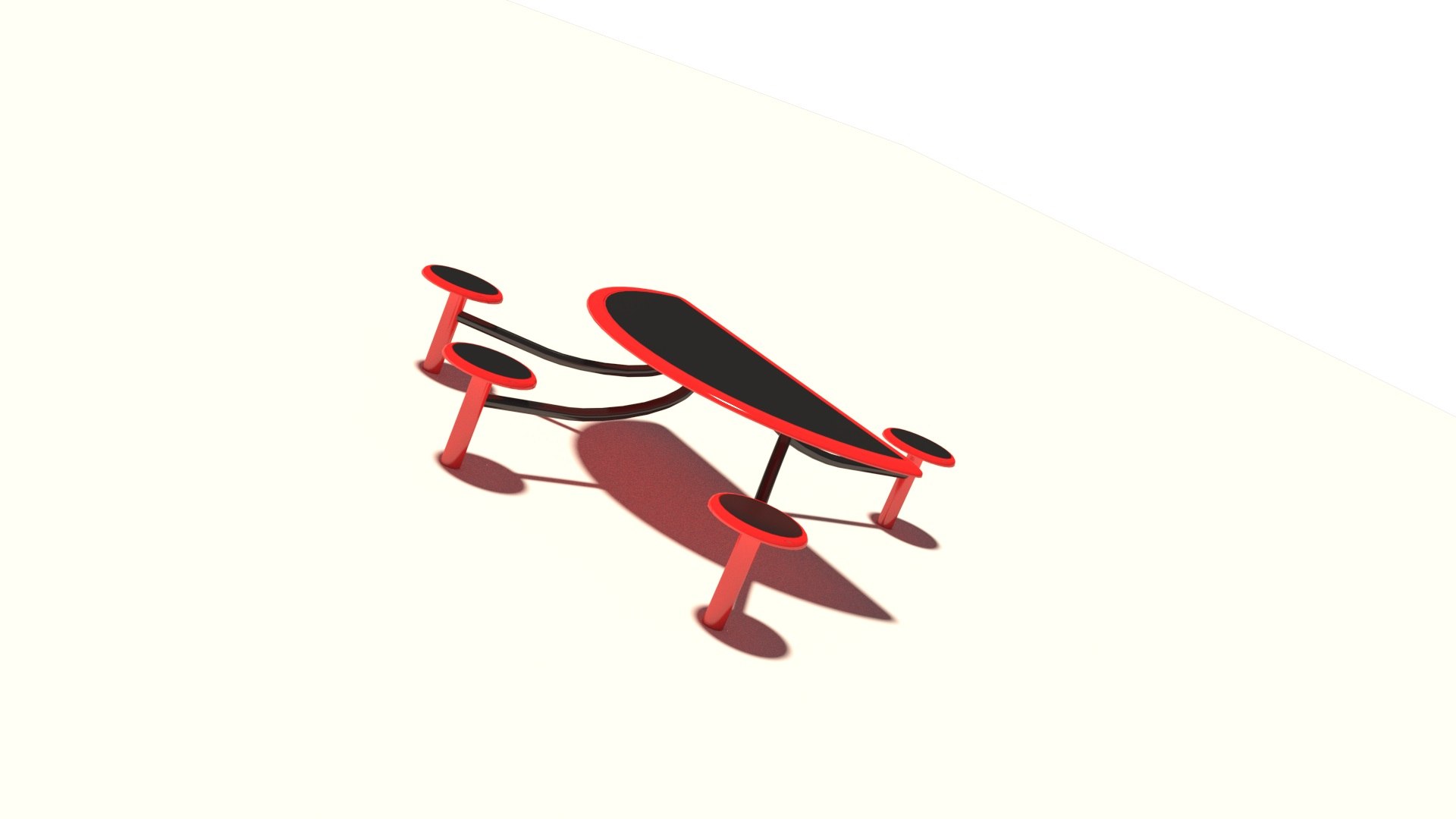 Table Prison 3D - TurboSquid 1559497