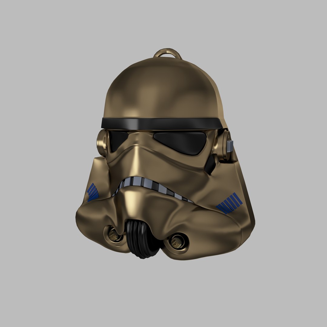 3D Stormtrooper Locket Model - TurboSquid 2333879