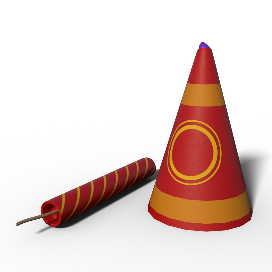 3D Firecrackers Assorted model - TurboSquid 2087429