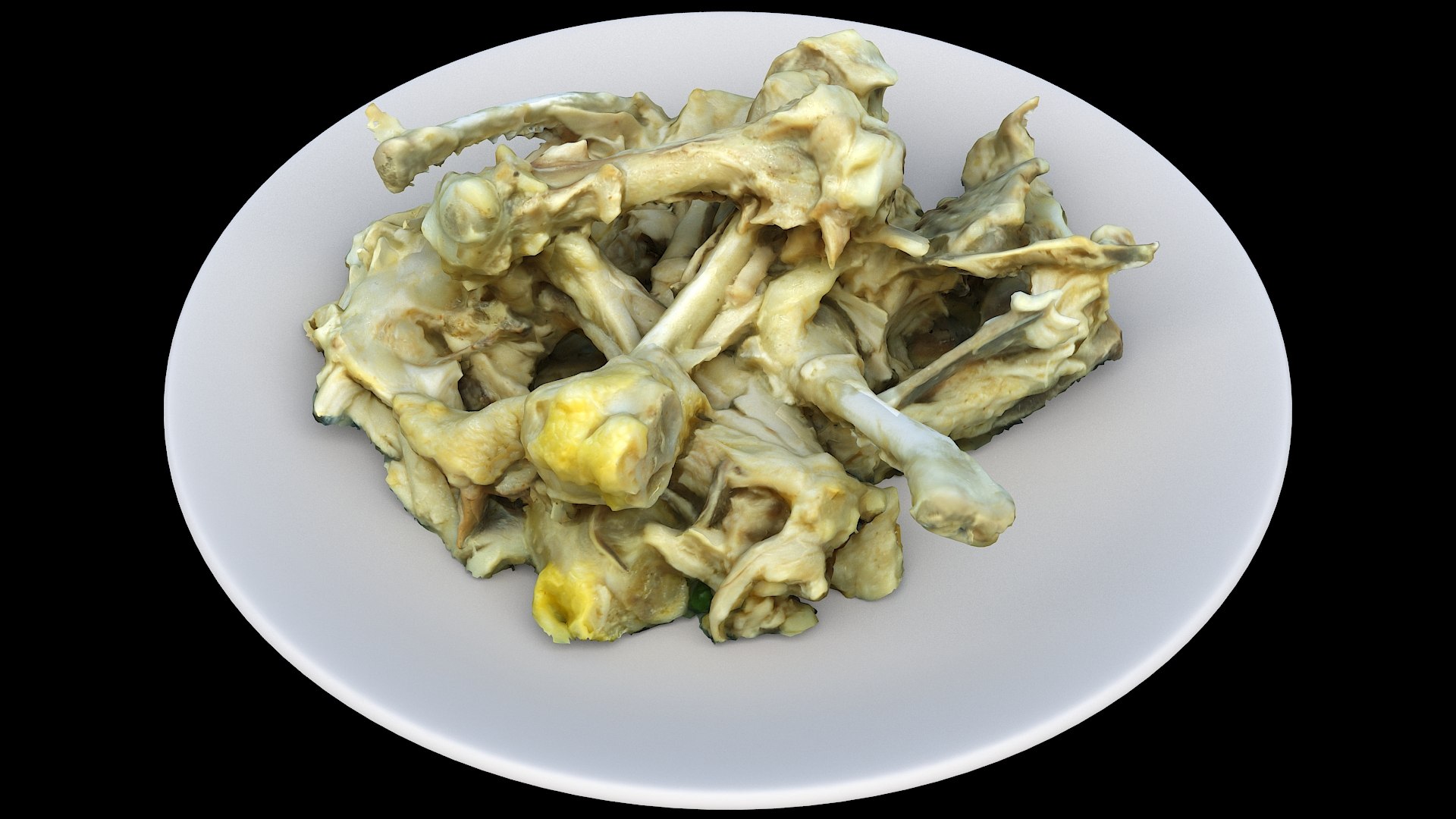 Chicken Bones 3D Model - TurboSquid 1674499
