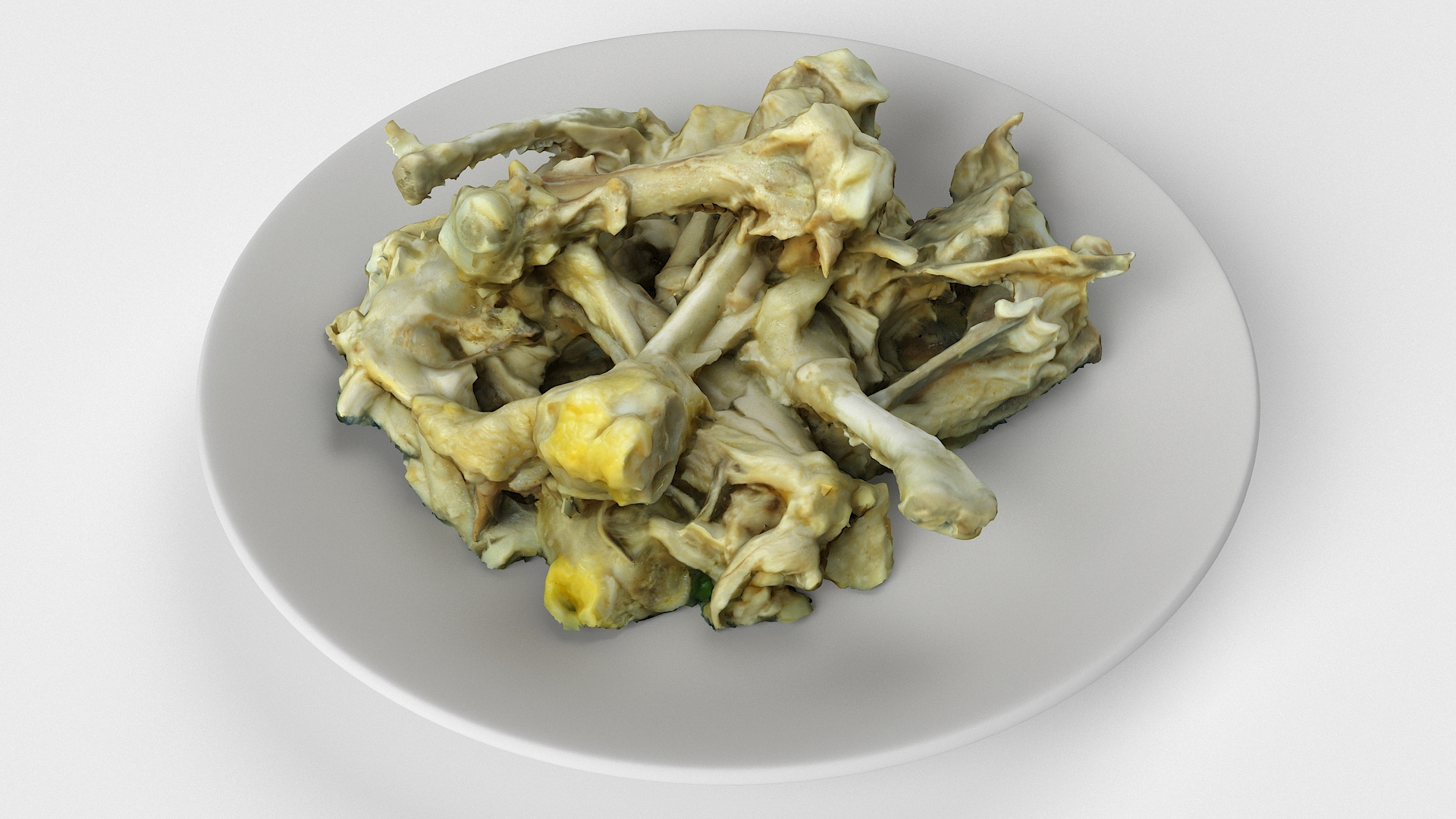 Chicken Bones 3D Model - TurboSquid 1674499