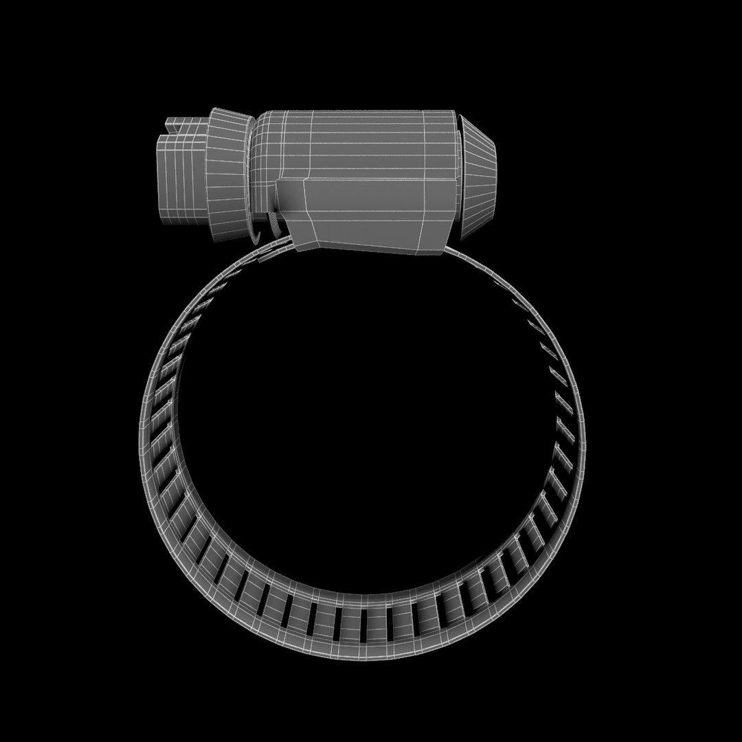 Hose Repair Clamp 3d Model