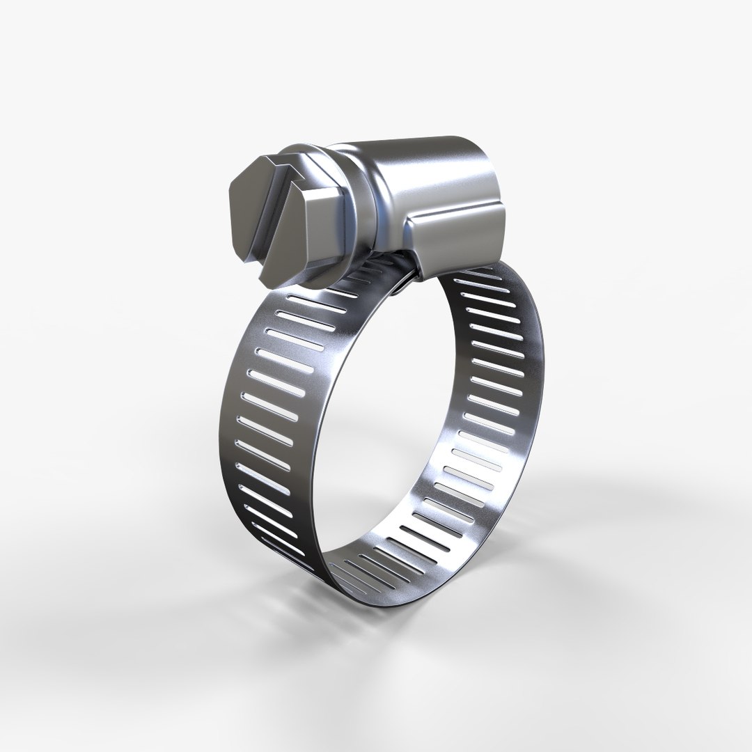 Hose Repair Clamp 3d Model