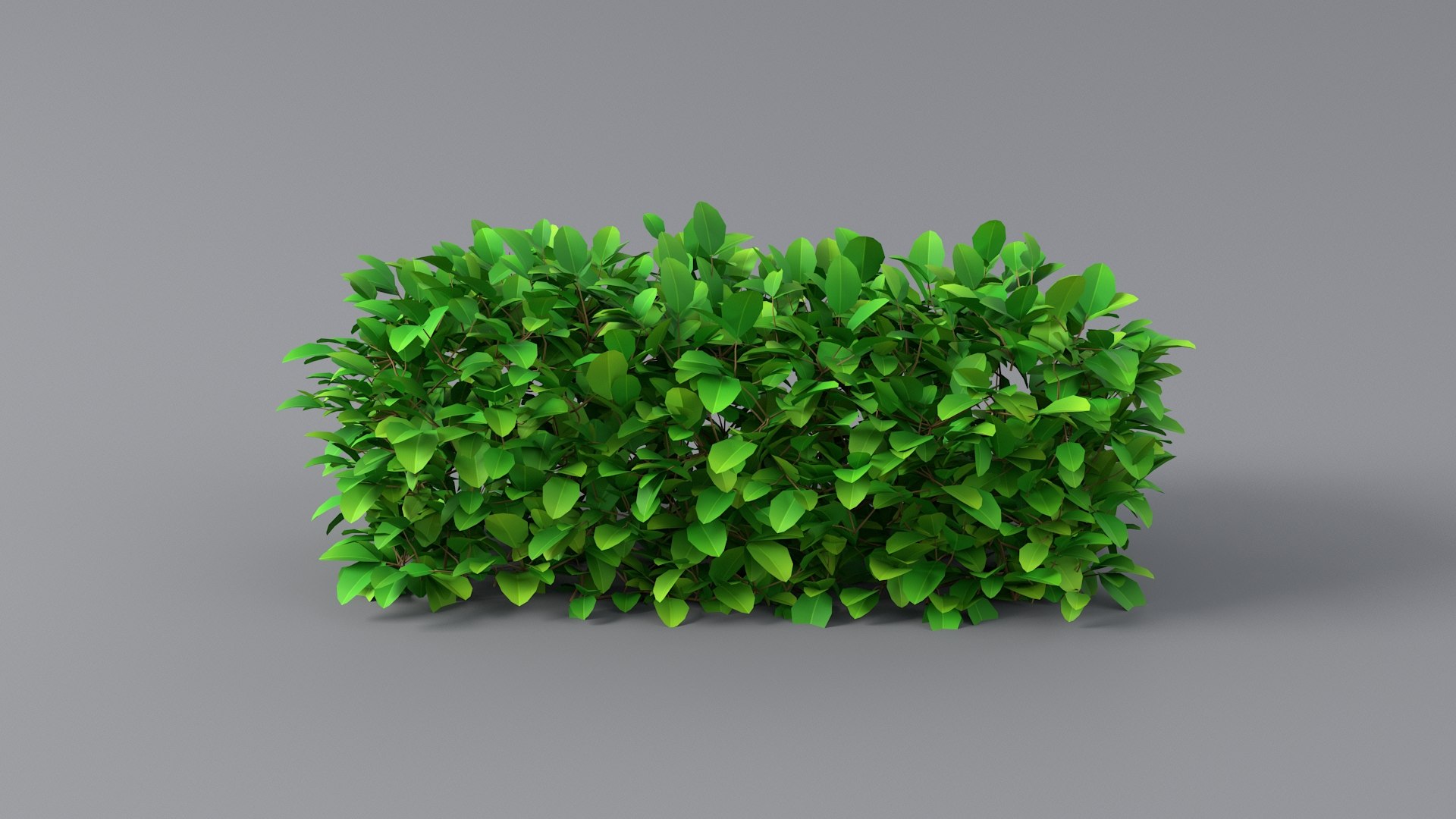 Cartoon Bush 03 3D - TurboSquid 1941417