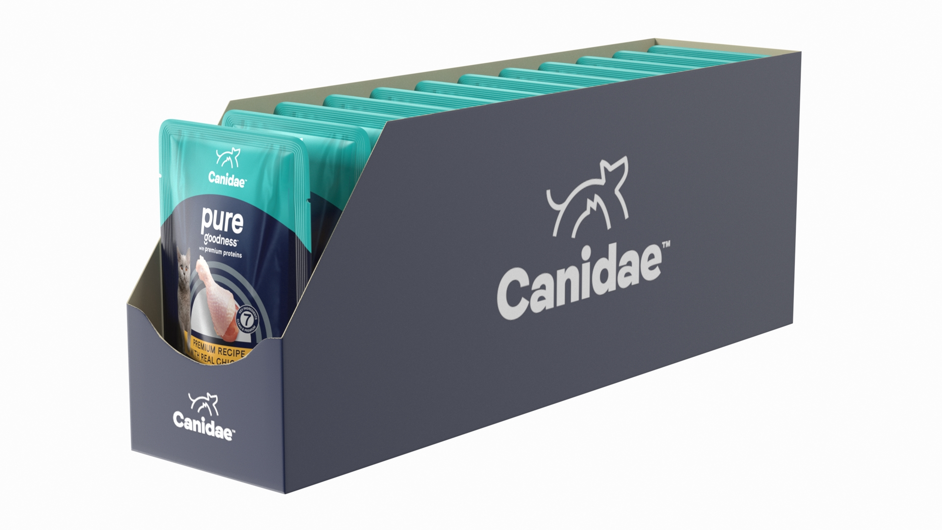 3D Canidae Cat Food Pouch Box Model - TurboSquid 2112347